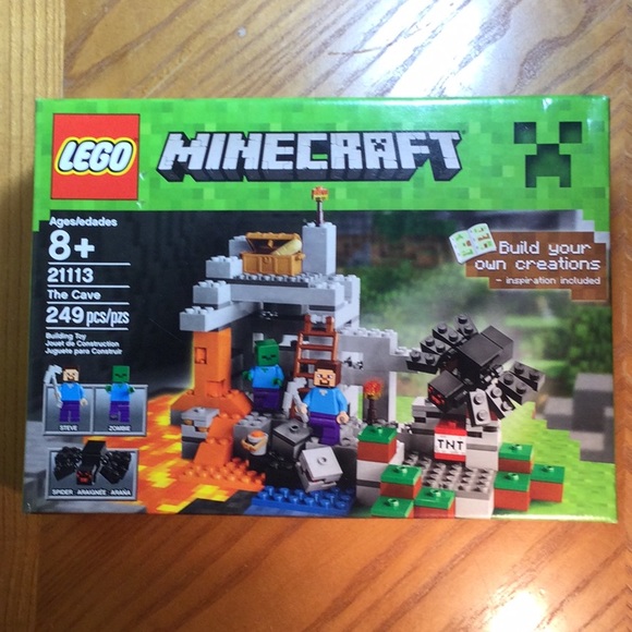 Lego | Toys | Lego Minecraft 2113 The Cave Original Seals | Poshmark